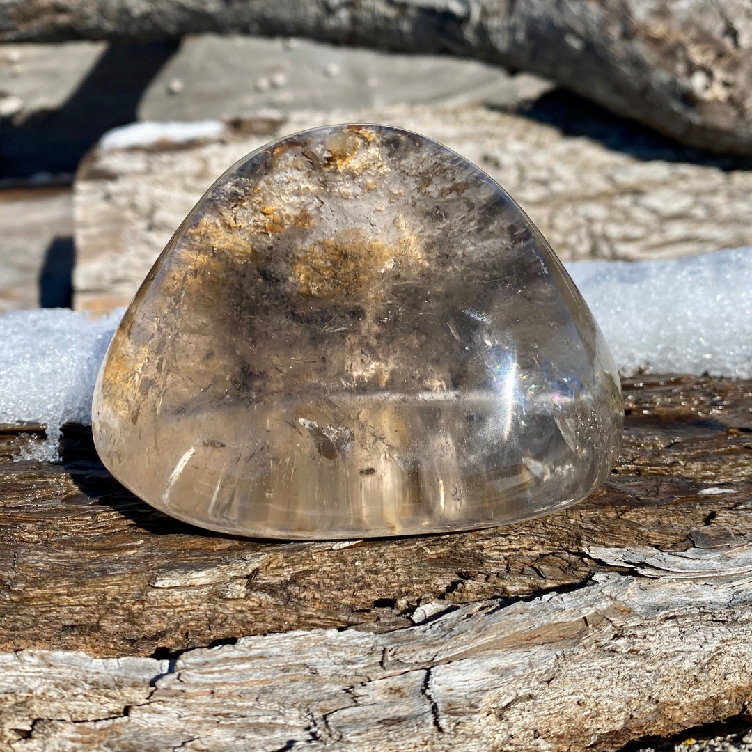 GARDEN Quartz Lens - LODOLITE Quartz - Shaman Dream Stone - Spirit ...