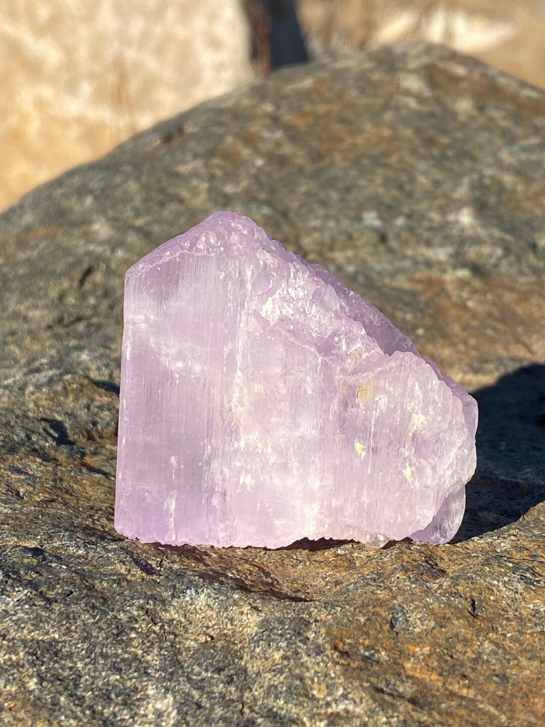Raw Kunzite Crystal Chunk From Pakistan - Powerful Healing Crystal ...