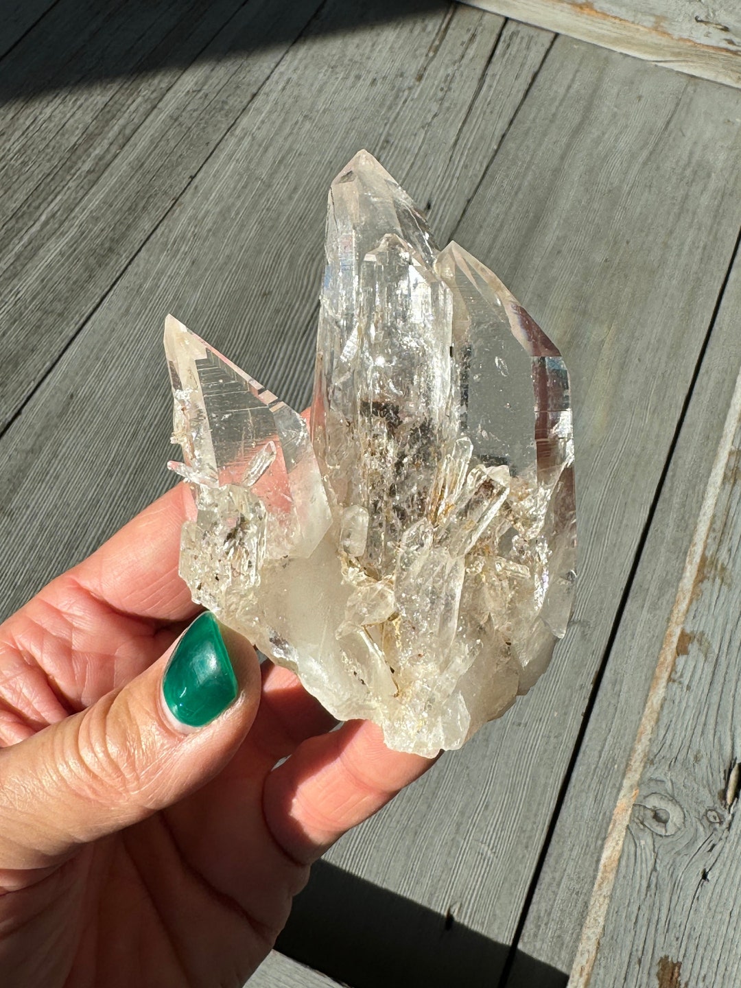 Colombian LEMURIAN Cluster With Lutite Inclusions - Ancient Lemuria ...