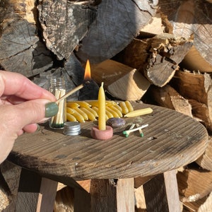 30 Minute Candles (20) - Self Care - Beeswax Candles - Ritual Candles ...