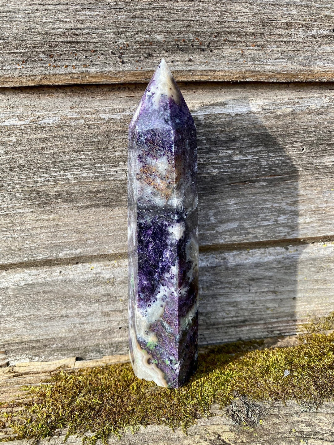 RARE Purple Sphalerite Crystal Tower Positive Energy Stone - Etsy