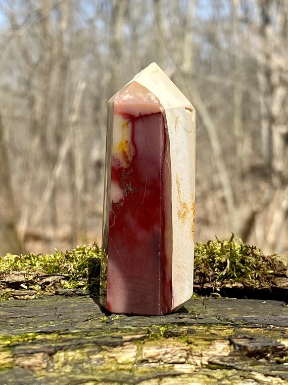 Beautiful MOOKAITE Crystal Tower | Etsy