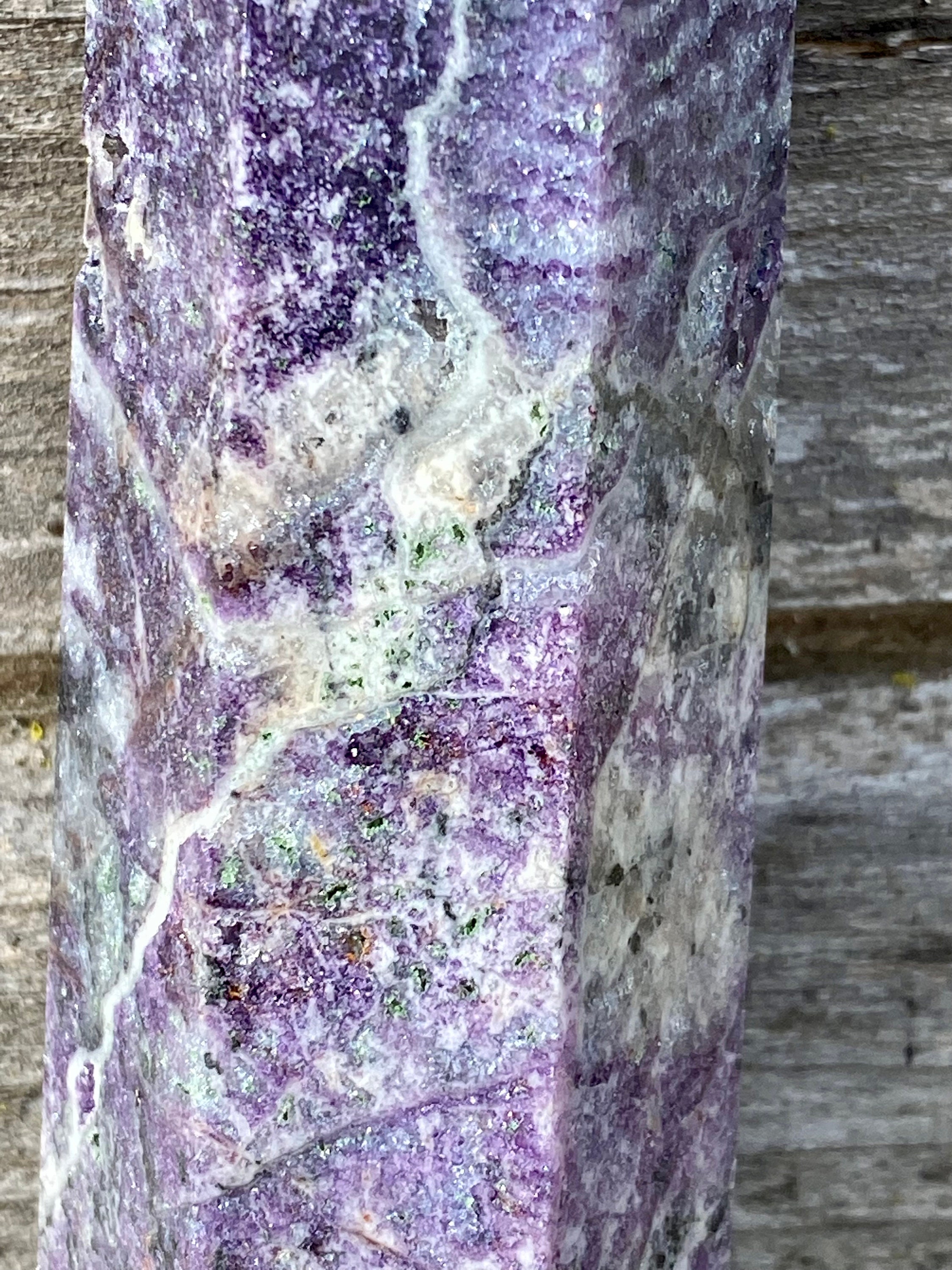 RARE Purple Sphalerite Crystal Tower Positive Energy Stone - Etsy