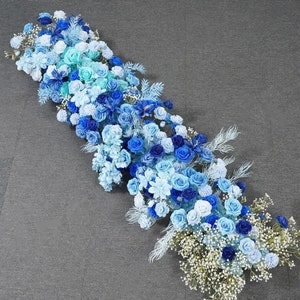 Royal Blue Tiffany Blue Baby Blue Rose Orchid Wisteria Babybreath 5D ...