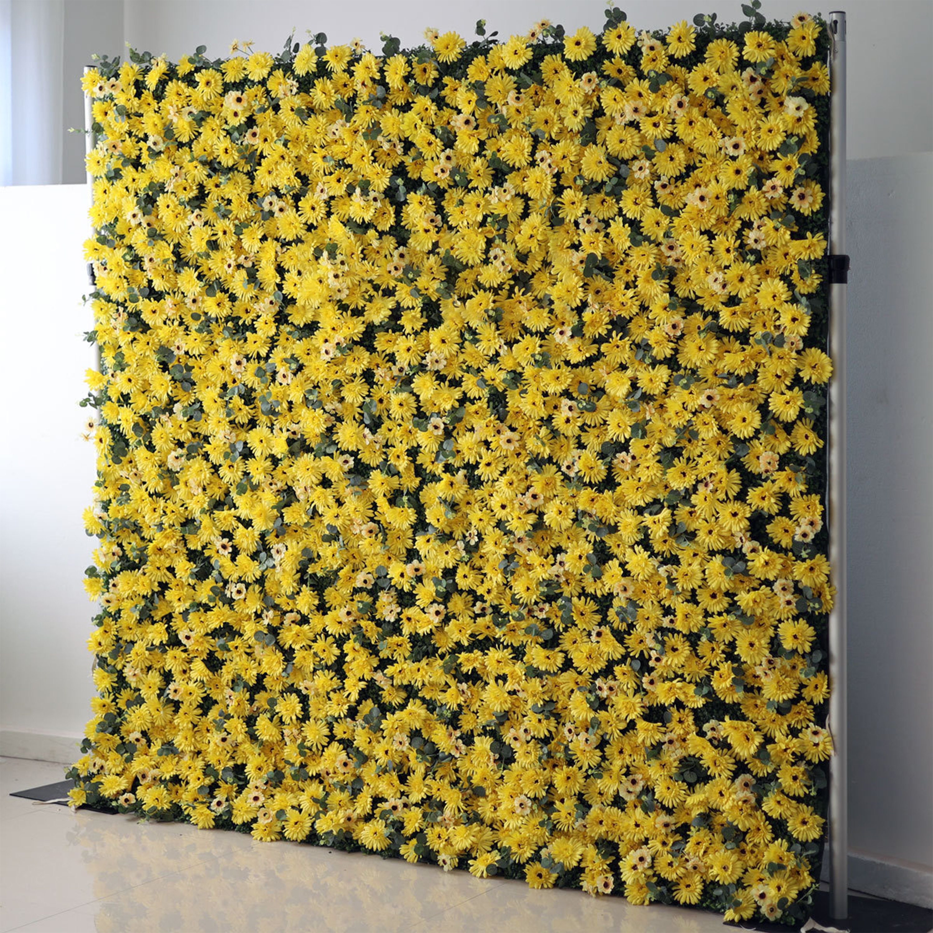 3D Sunflower Artificial Floral Wall for Rutic Wedding Photography ...