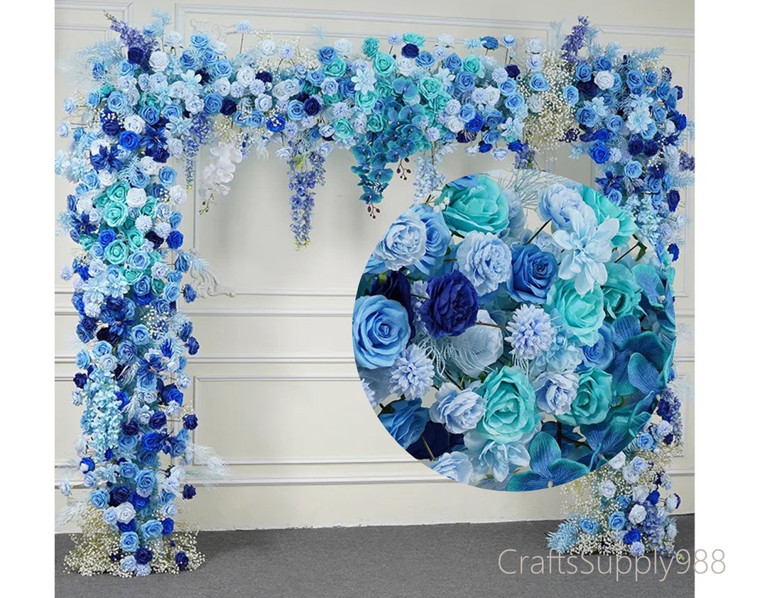 Royal Blue Tiffany Blue Baby Blue Rose Orchid Wisteria Babybreath 5D ...