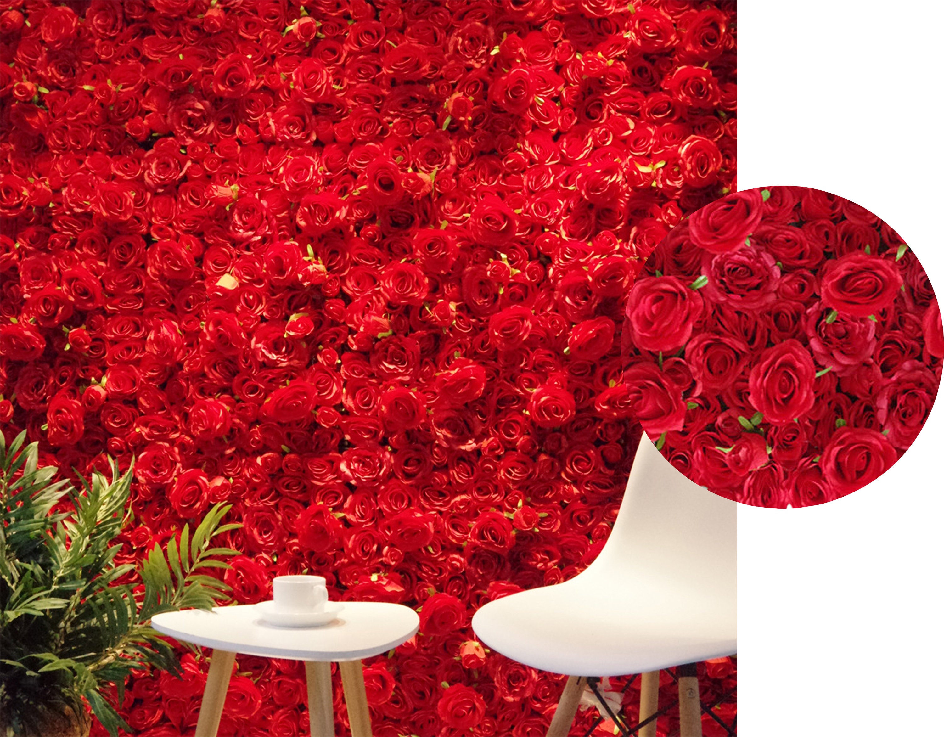 Artificial Backdrop Red - Etsy