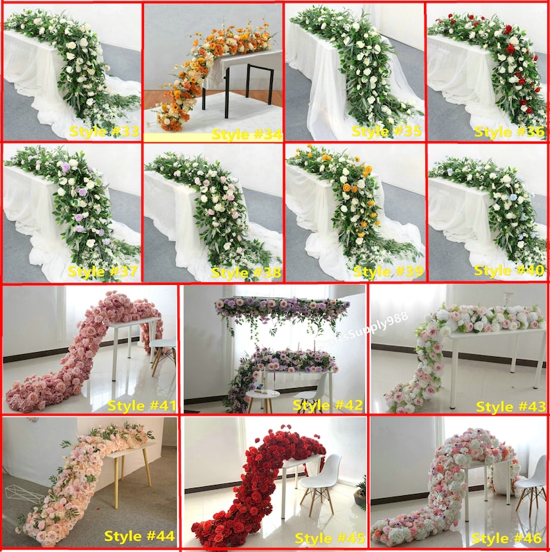 Lavender Purple Flower Row,wedding Arch Flower,blush Pink Rose Flower ...