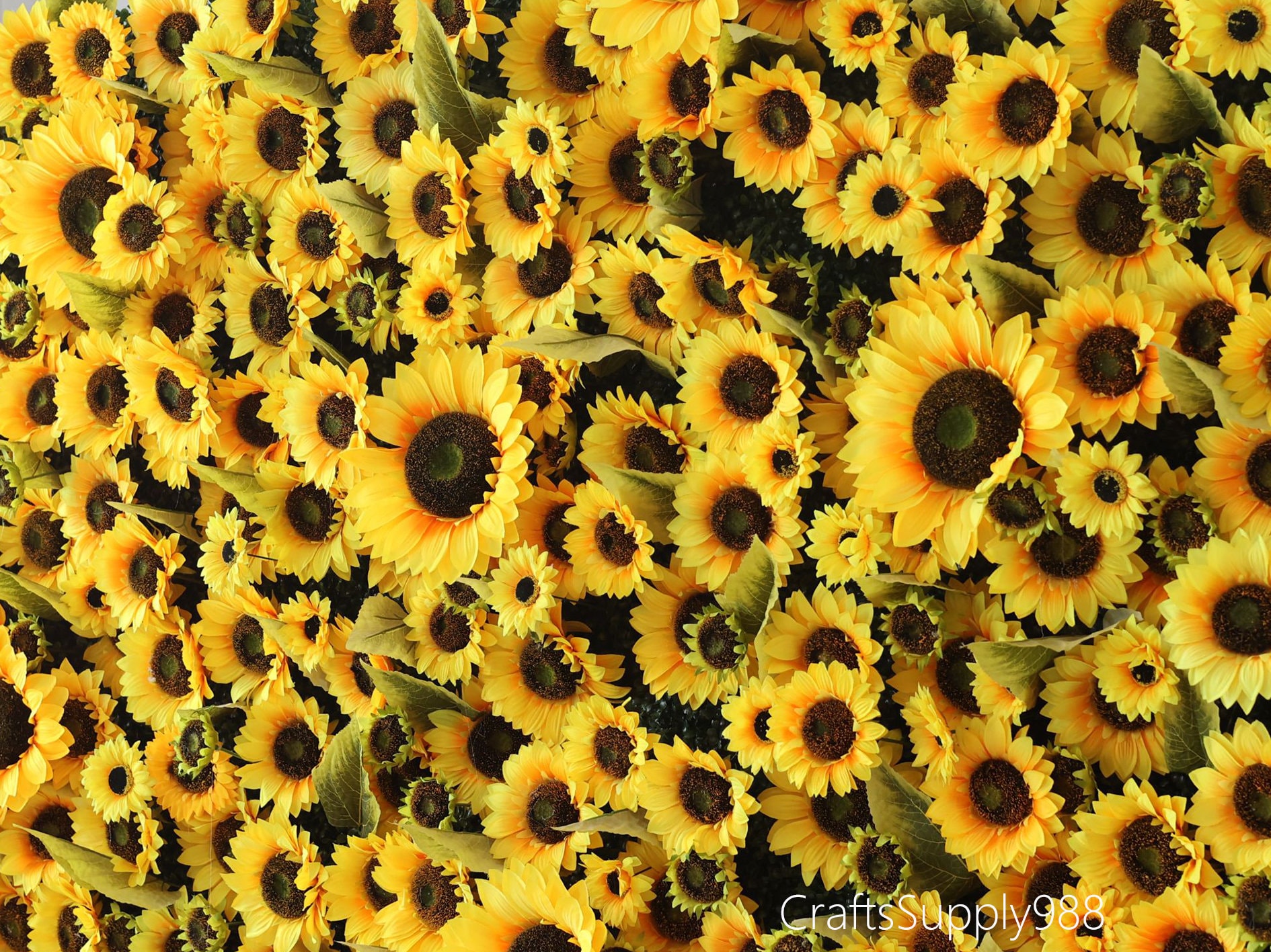 Beautiful Large Sunflowers Floral Wallwedding Party Holiday - Etsy