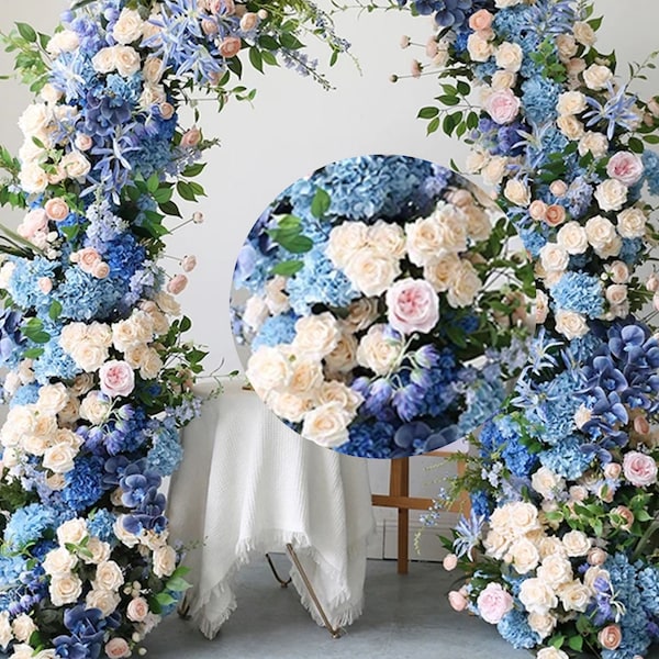 Wedding Arch Flowers Blue - Etsy