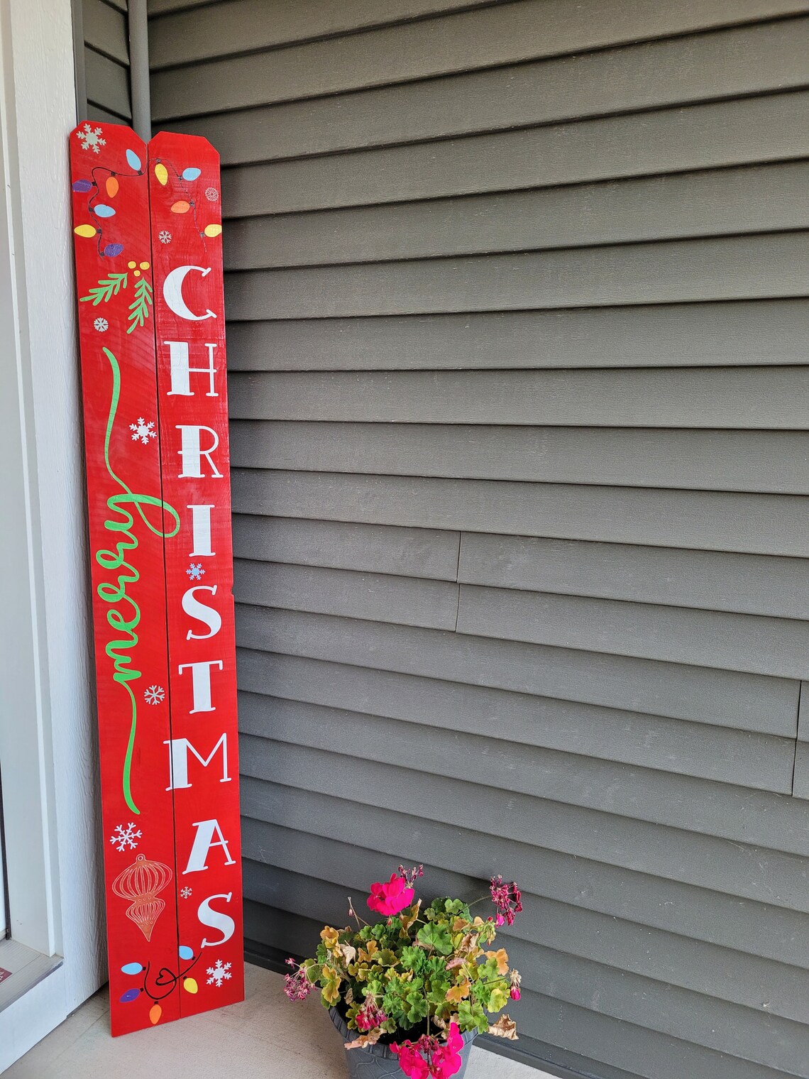 Winter Porch Leaner Retro Christmas Sign Porch Leaner - Etsy