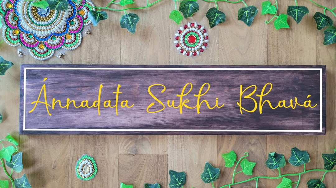 Entryway Wall Decor, Sign for Entry Way, Home Decor, Indian Wall Decor ...