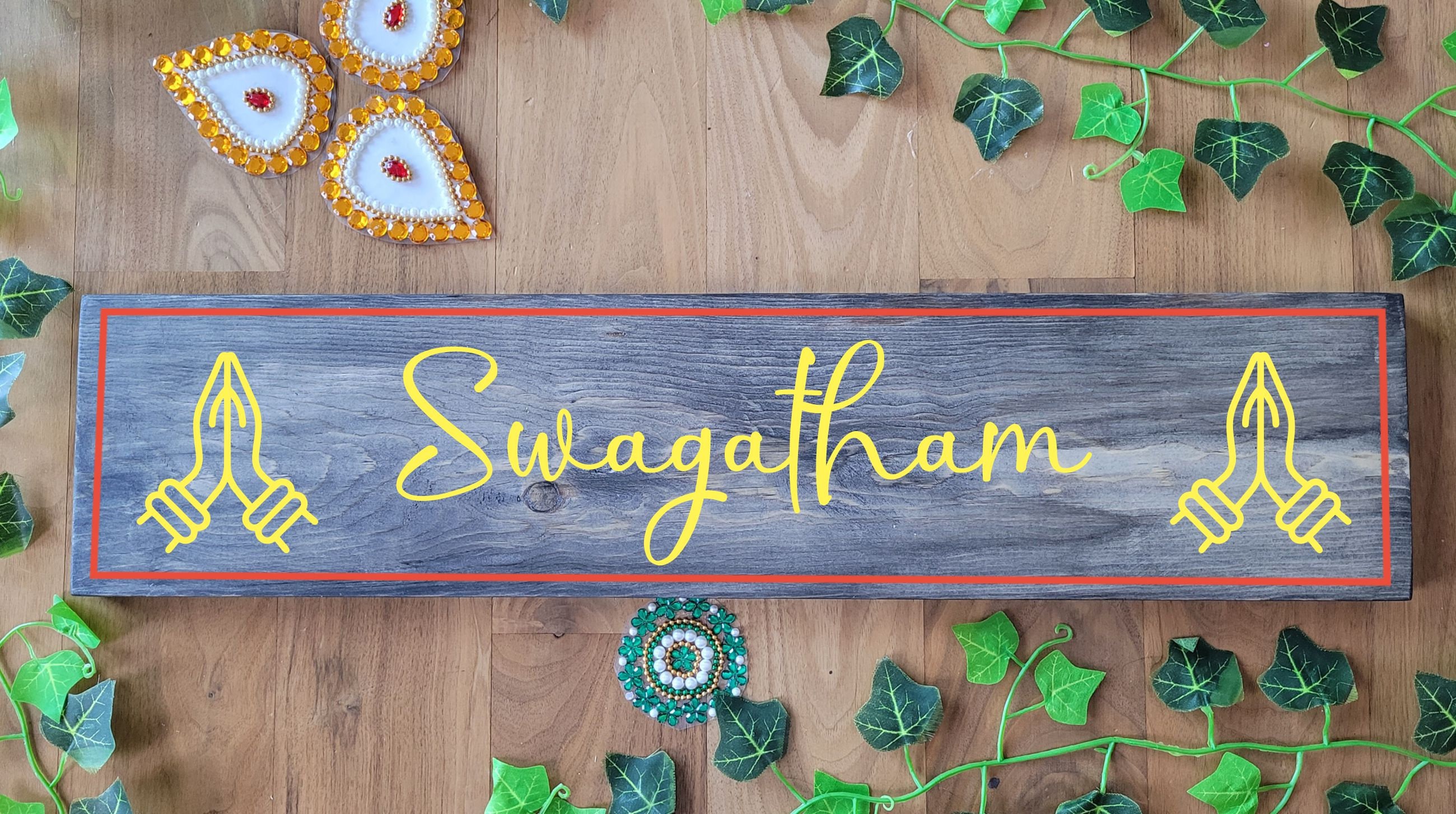 Entryway Wall Decor, Sign for Entry Way, Home Decor, Indian Wall Decor ...