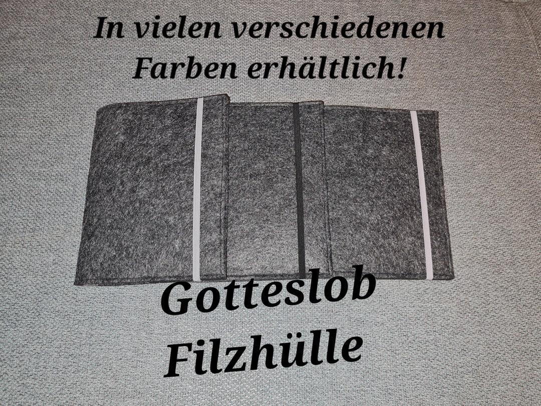 Filz Gotteslobhülle Gotteslob Kommunion Buch Hülle Gebetbuch Buch ...