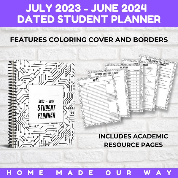 School Year Planner - Etsy