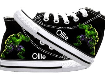 Hulk Toddler Shoes - Etsy