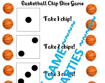 Basketball Dice Game | Etsy