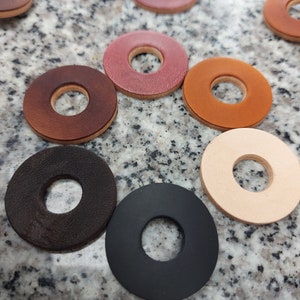 Handcrafted Oversized Leather Washers DIY Supplies - Etsy