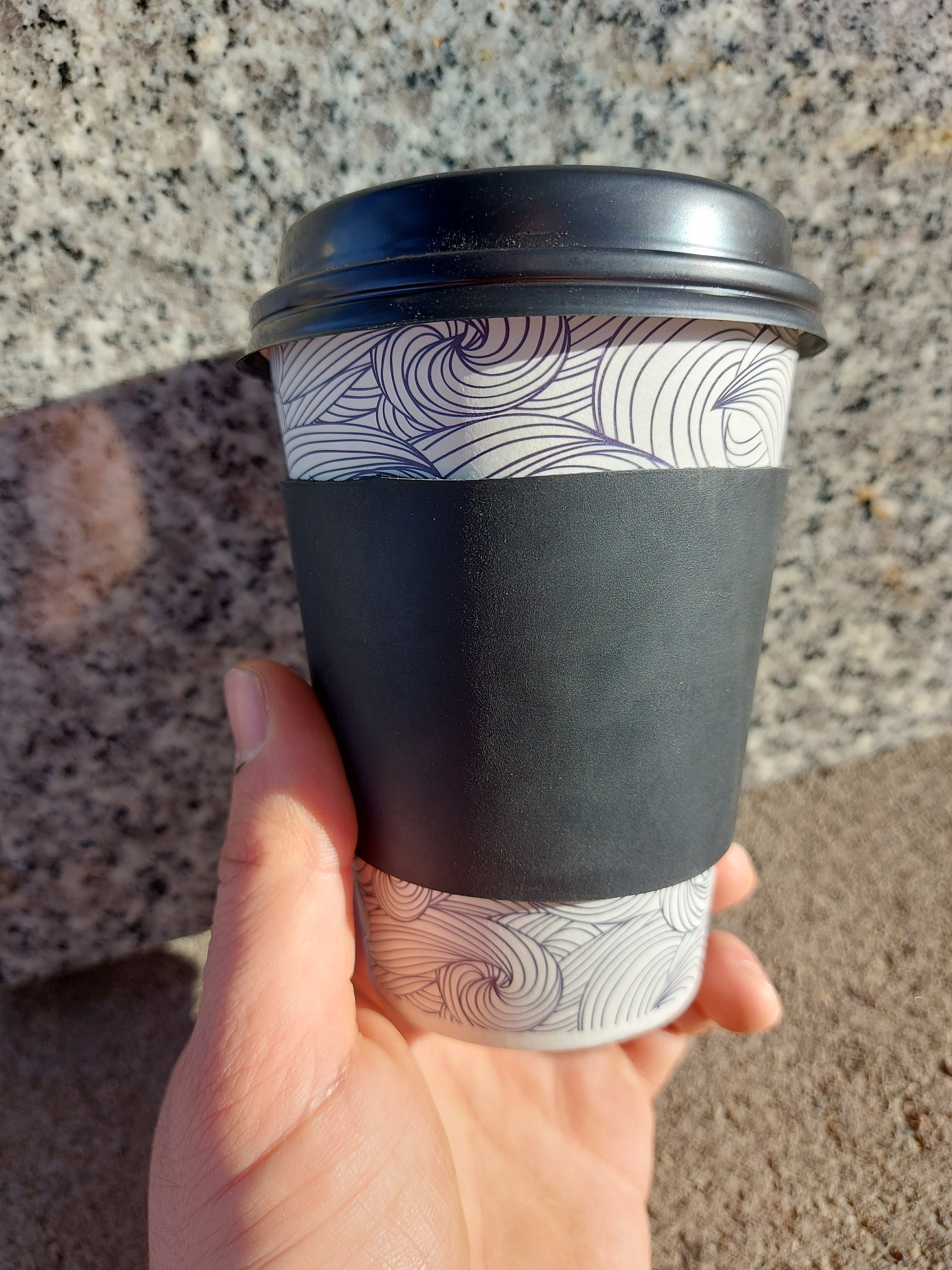 Custom Leather Coffee Cup Wrap - Etsy