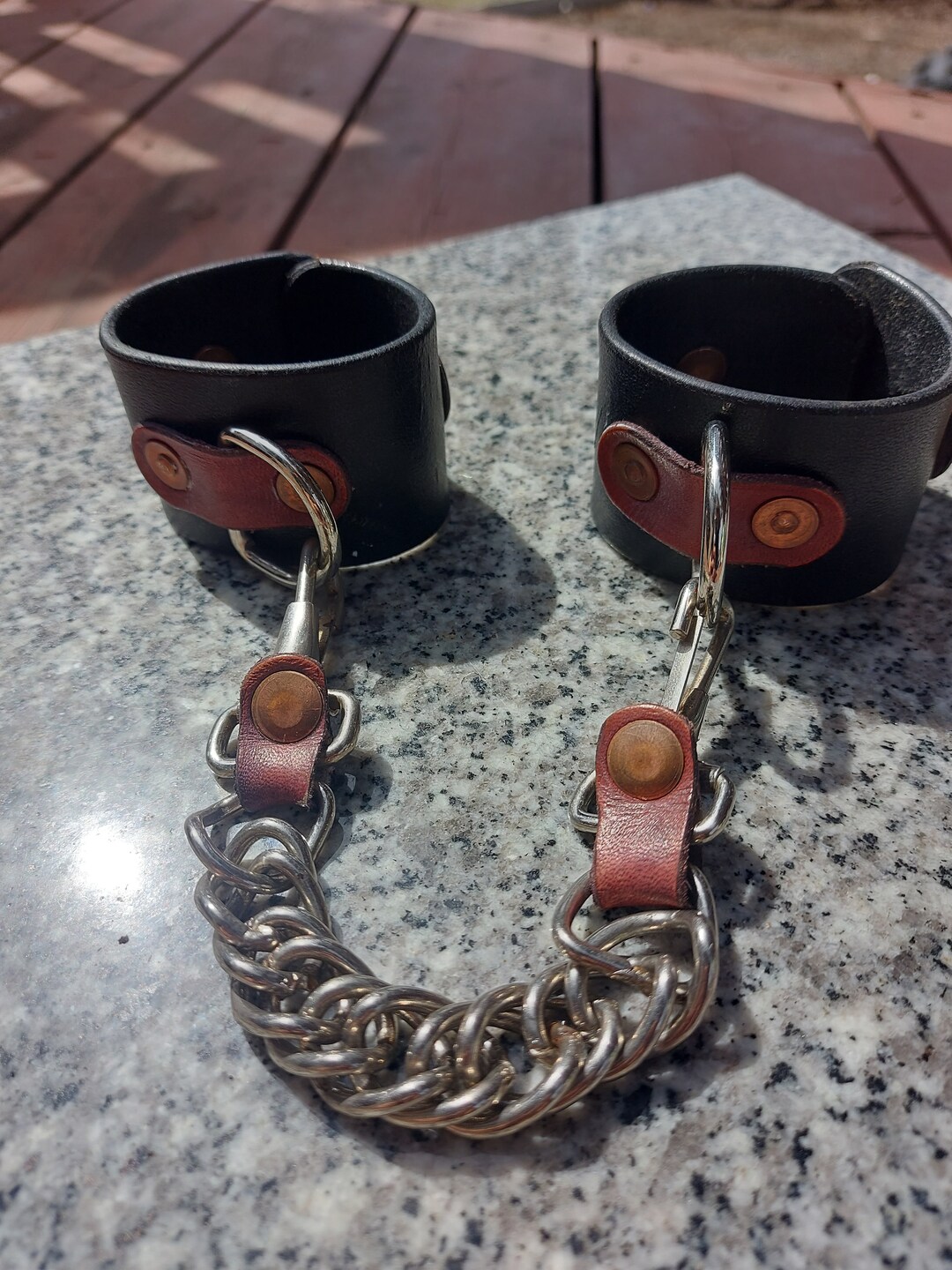 Customizable Leather Bondage Handcuffs - Etsy