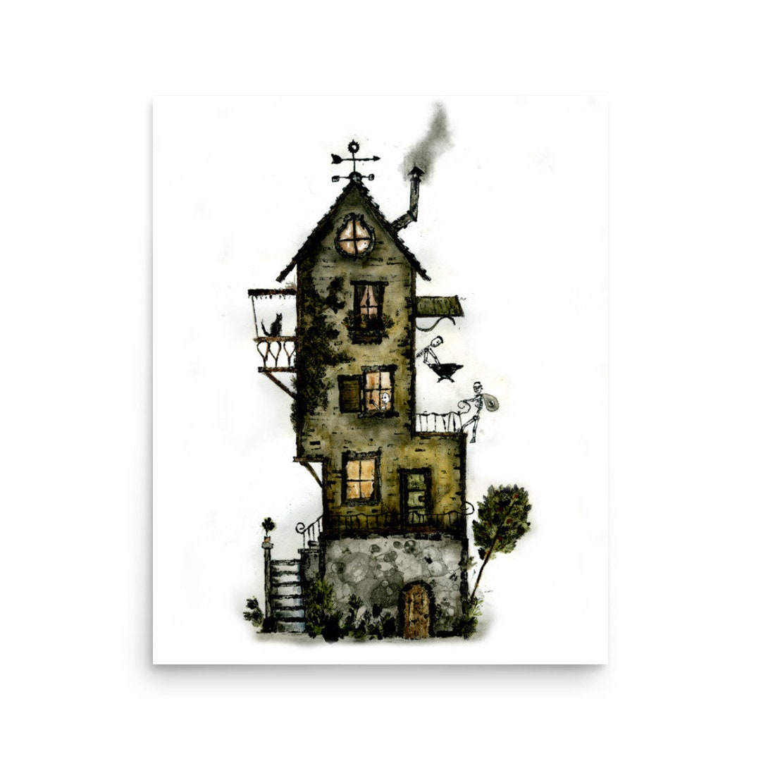 Summer House Print - Etsy