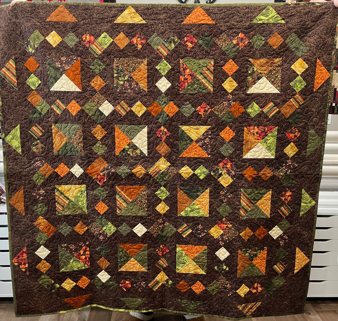 Forest Fantasy Quilt Square Quilt 56x56 - Etsy