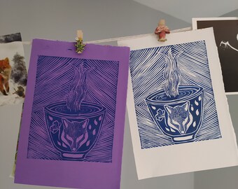 Pink Lady Apple Mini Print - Etsy