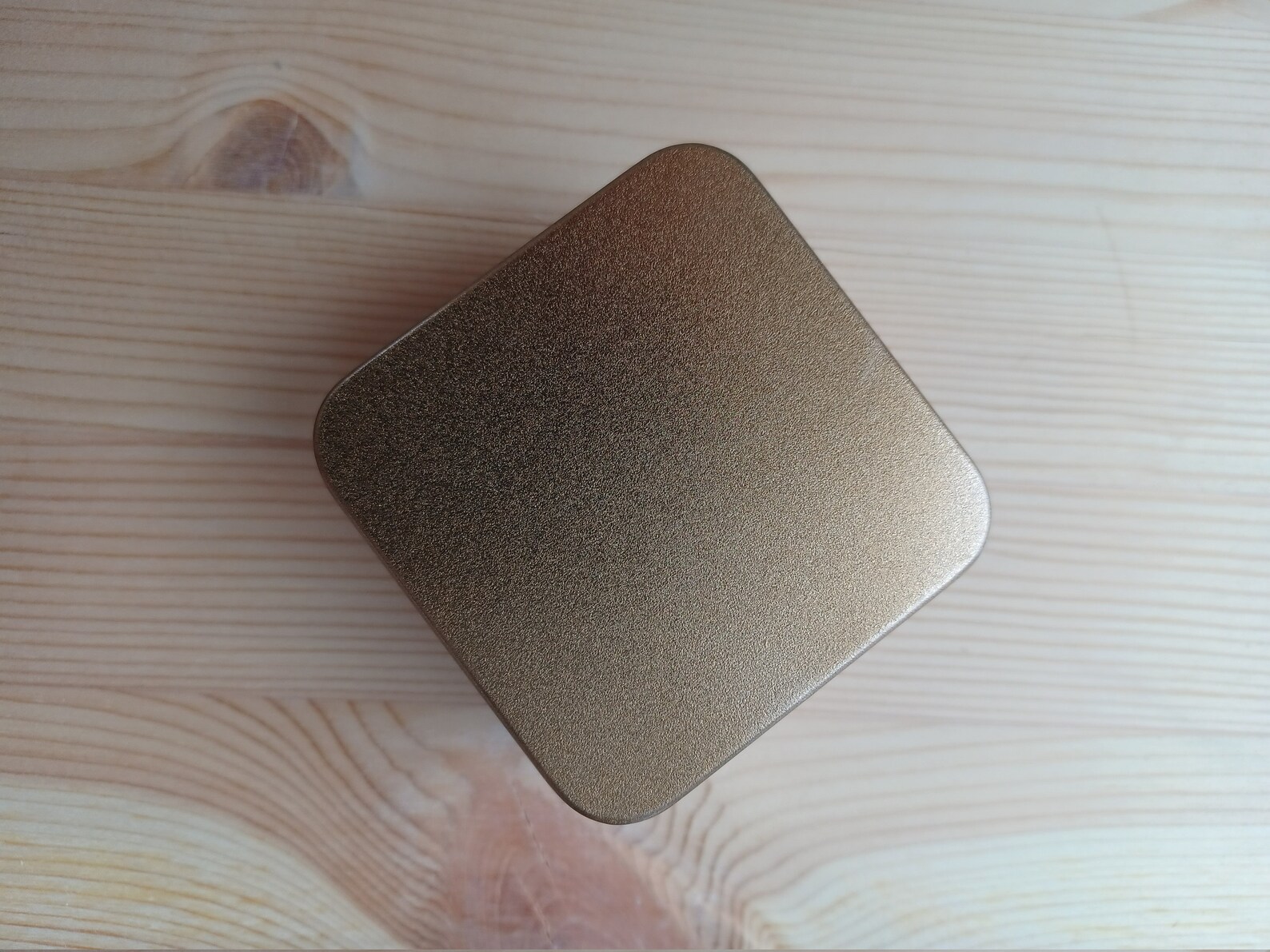 Small Square-shaped Metal Storage Tin - Etsy