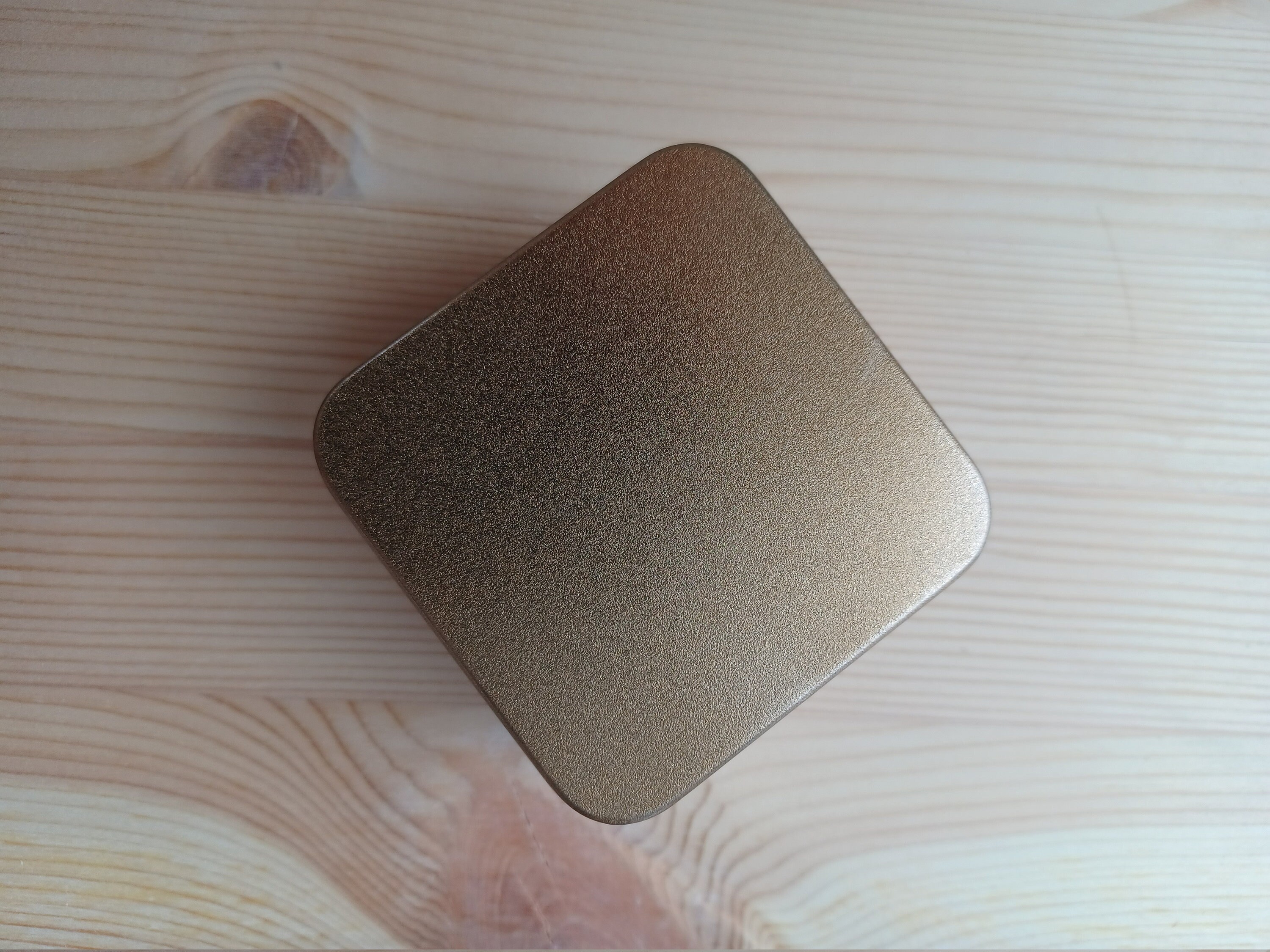 Small Square-shaped Metal Storage Tin - Etsy