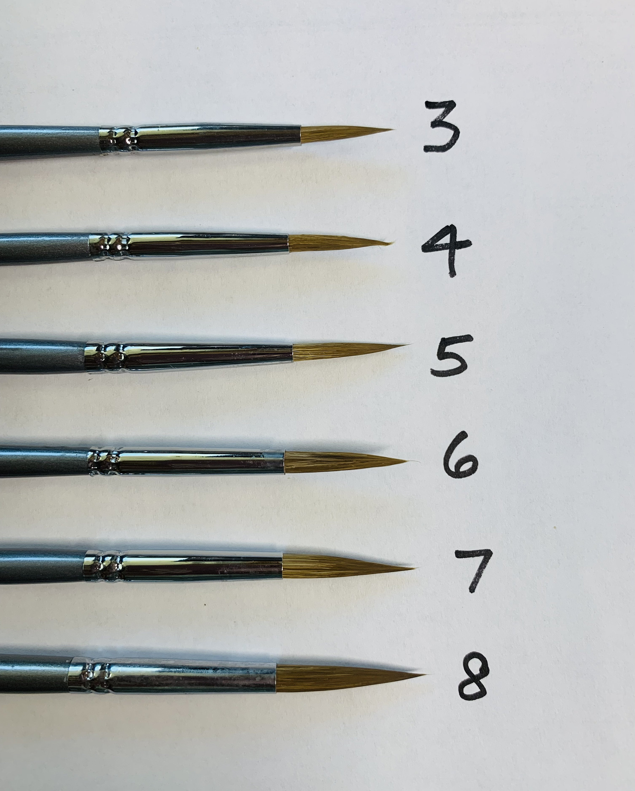 Kolinsky Fine Sable Hair Brushes for Art Painting - Etsy