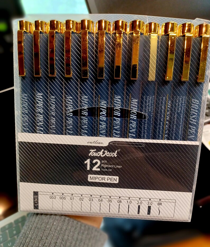 Pigment LINER Pens for Drawing, Signature, Writing - Etsy