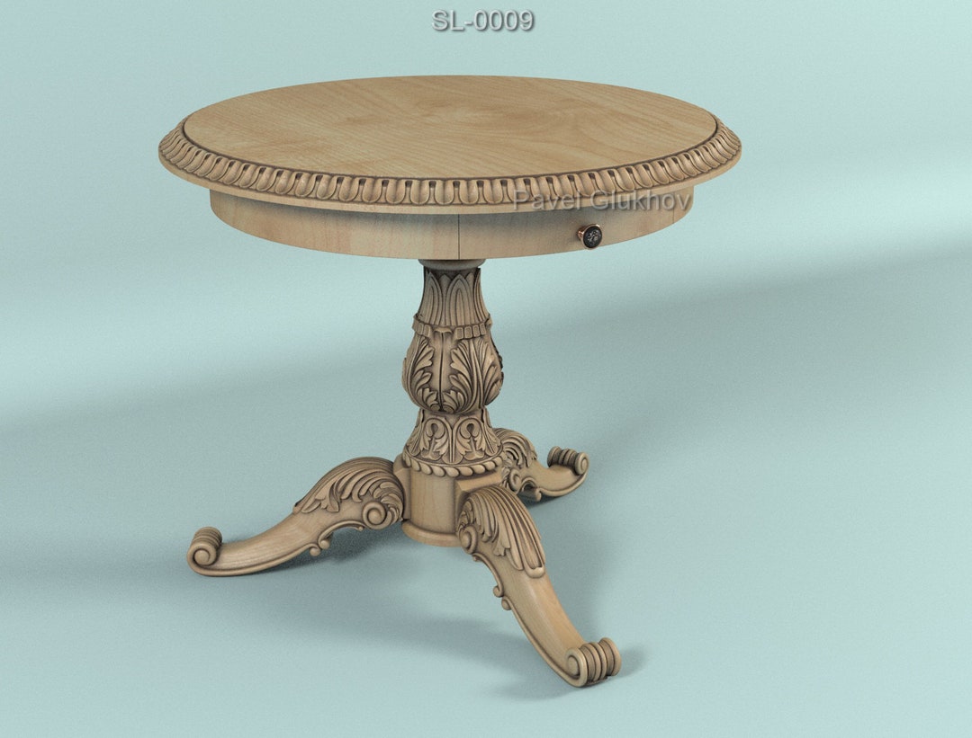 Table SL-0009. 3D STL Model for CNC - Etsy
