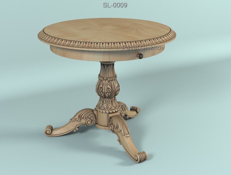 Table SL-0009. 3D STL Model for CNC - Etsy