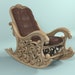 Rocking Chair ST-0002. 3D STL Model for CNC - Etsy