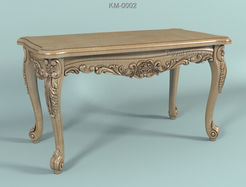 Doll Table 1/12 KM-0002. 3D STL Model for CNC - Etsy