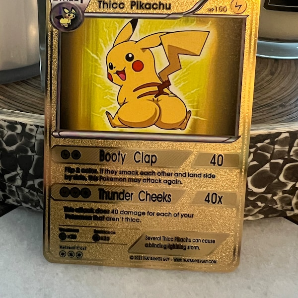 Thicc Pikachu - Etsy