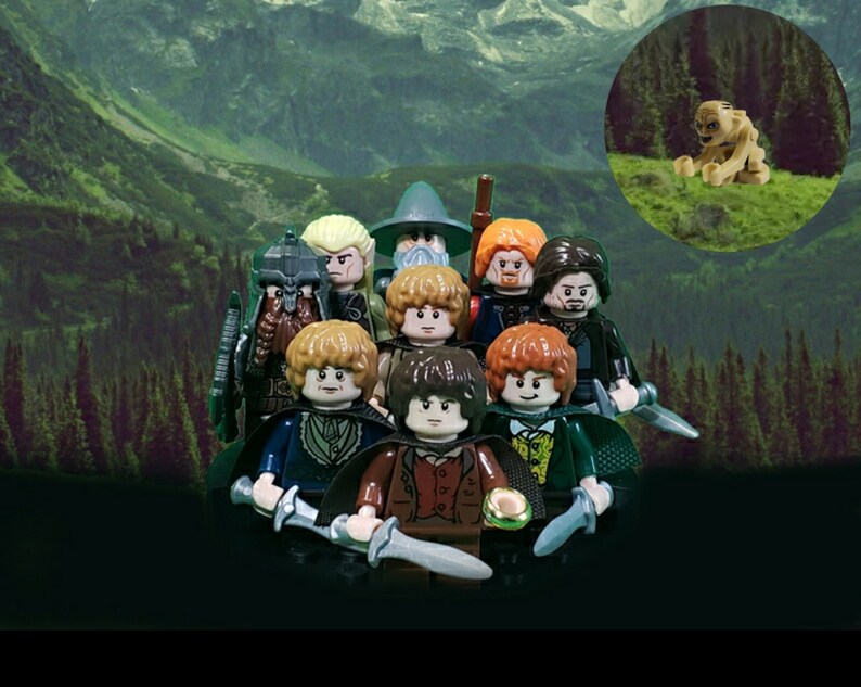 LOTR Fellowship Block Figures - Etsy