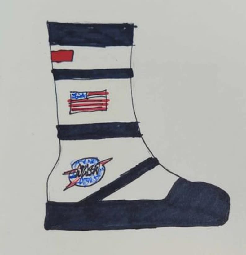 Moon Boot Medical Boot Cover - NASA Astronaut - Cast Aircast Cover - Etsy