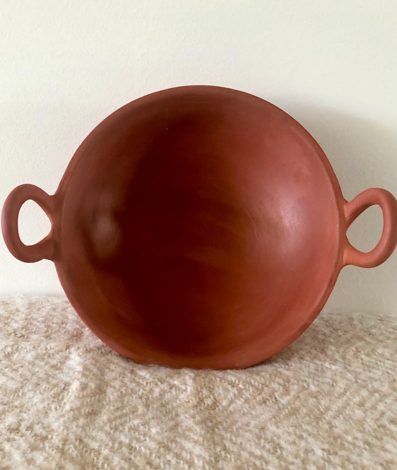Terracotta / Clay Cooking Pot kadai/ Wok 100% Natural and - Etsy