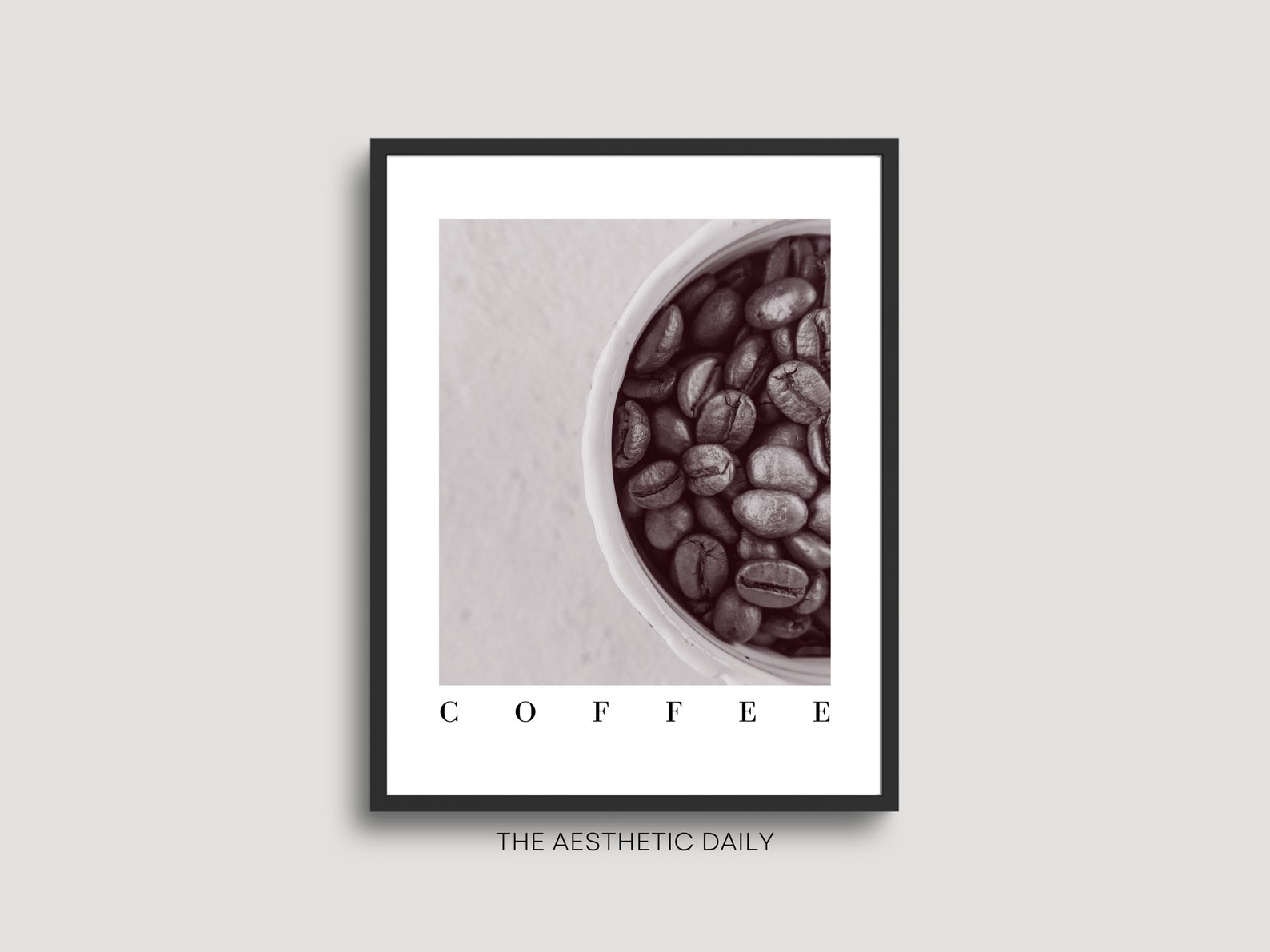 Aesthetic Coffee Print, Coffee Poster, Coffee Cart Decor, Coffee Art ...