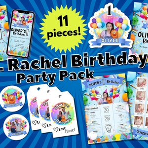 Celebrate With Ms. Rachel Birthday Theme Party Pack: Invites ...