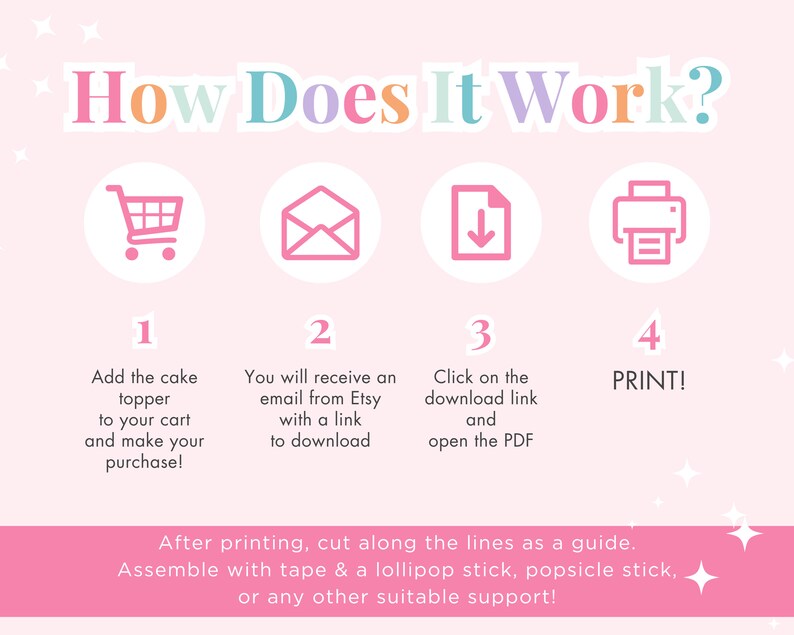 SMASH CAKE Topper - Ms Rachel Pink Theme 6"x6" | No Editing! | Instant ...