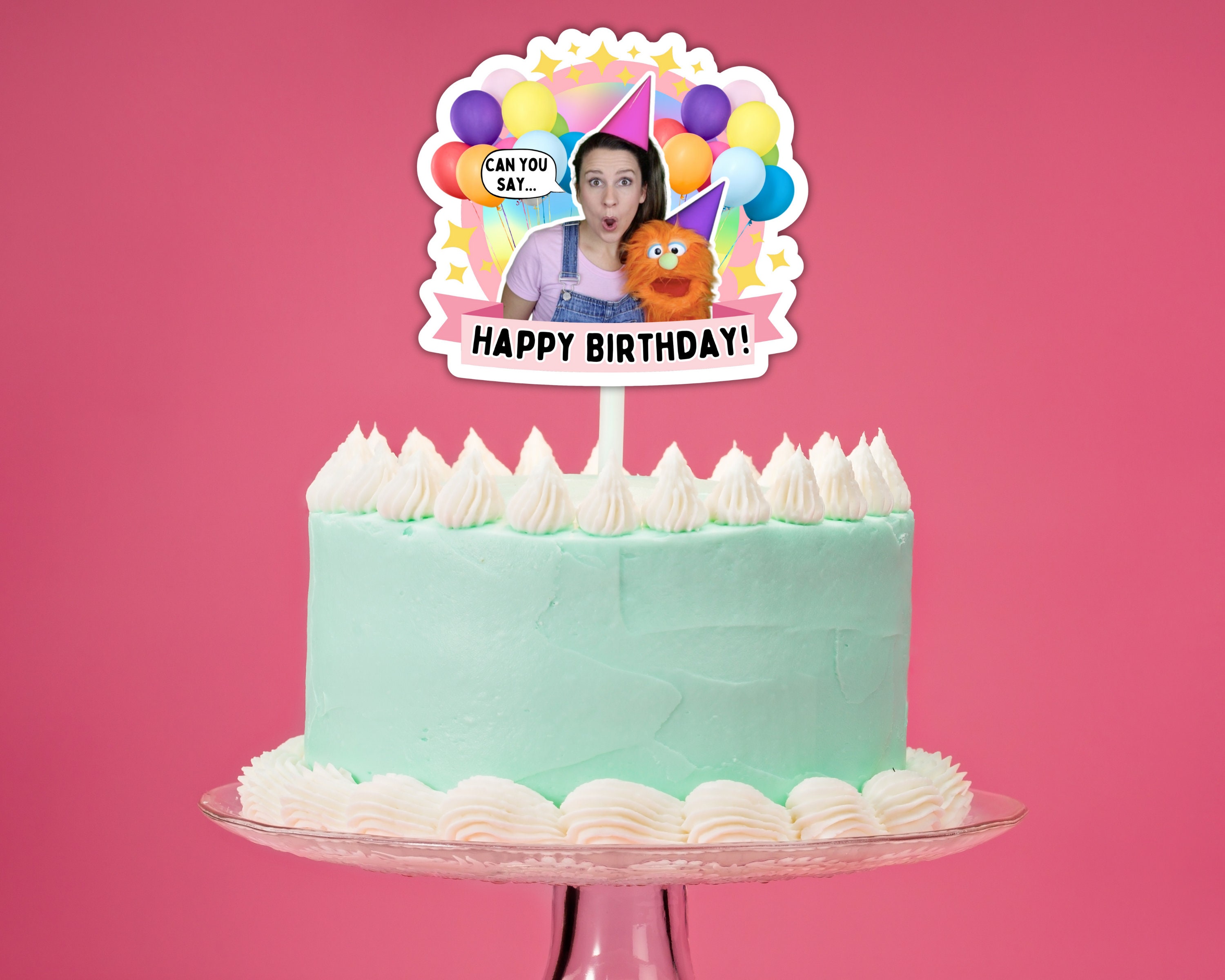 PRINTABLE Ms Rachel CAKE TOPPER 7x7 | No Editing | Fast & Easy ...