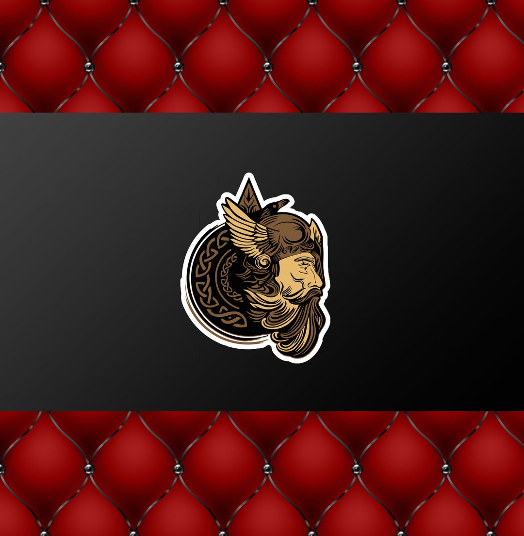 Odin Sticker - Viking God Decal - Etsy