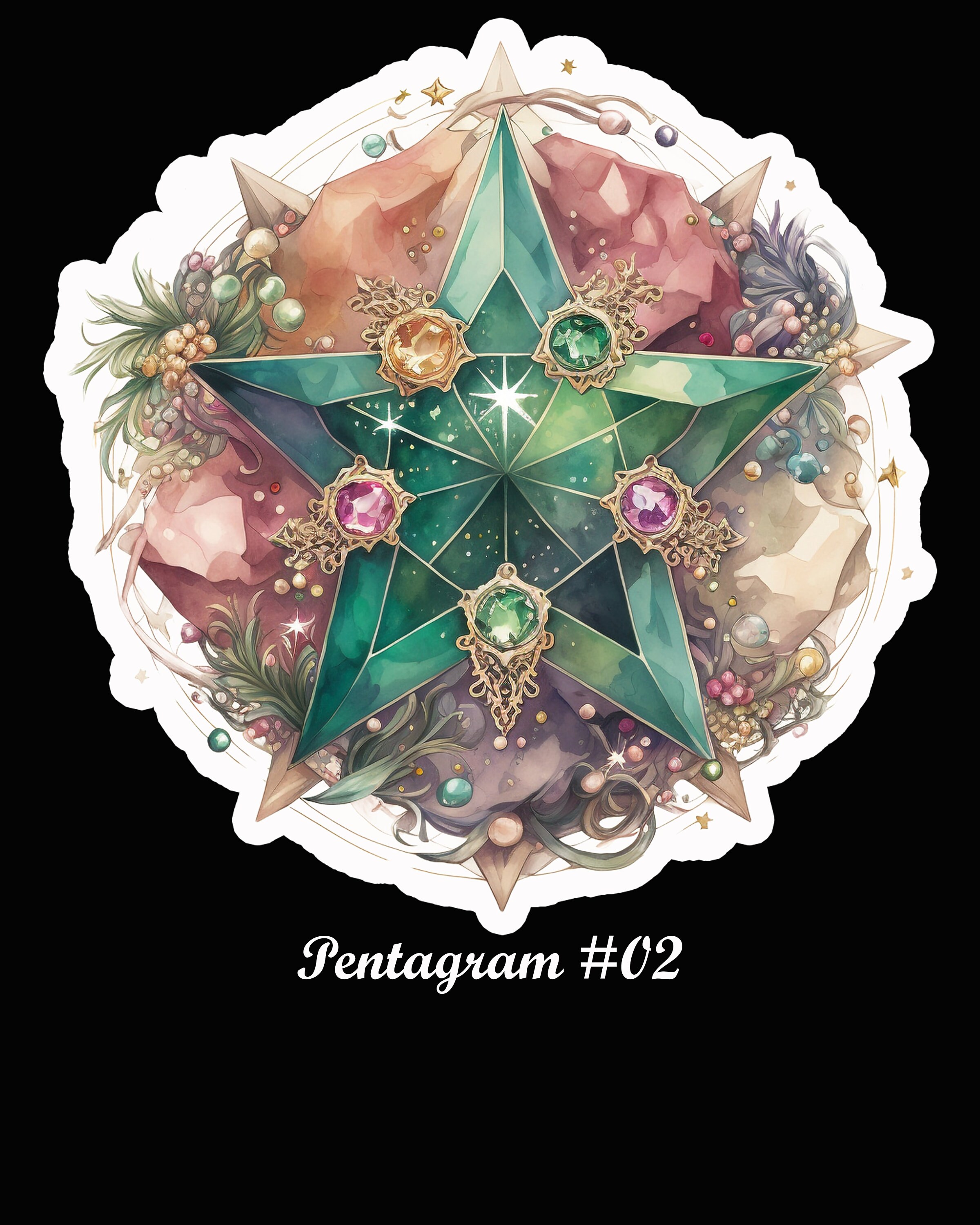 Sticker - Pentagram (8 Different Versions!) - Etsy