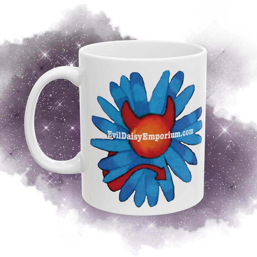 Evil Daisy Emporium Coffee Mug: Dark Heart Graphic - 11oz/15oz - Etsy