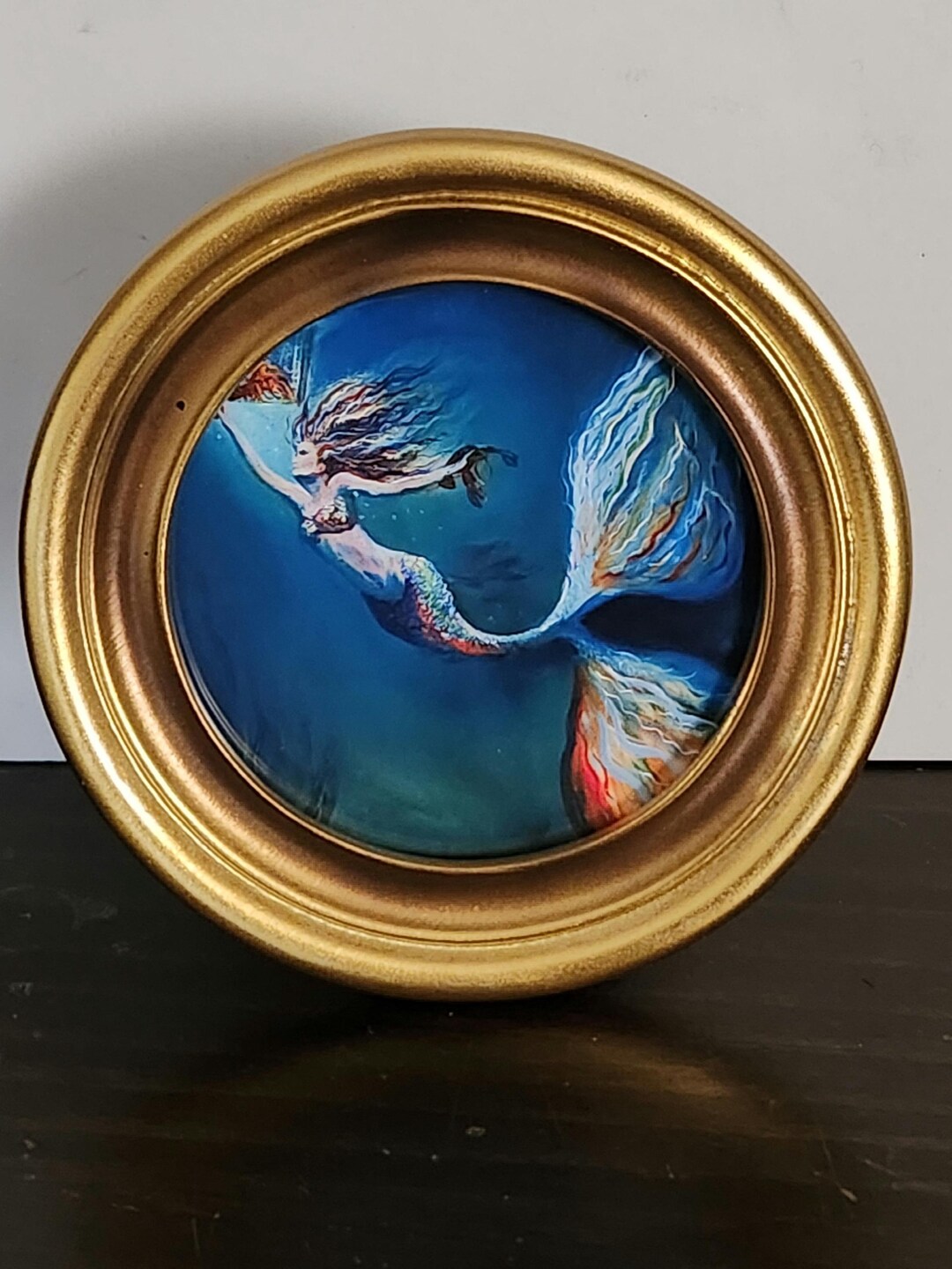 Framed Mermaid With Lobsters Giclee of Original Oil Painting for ...