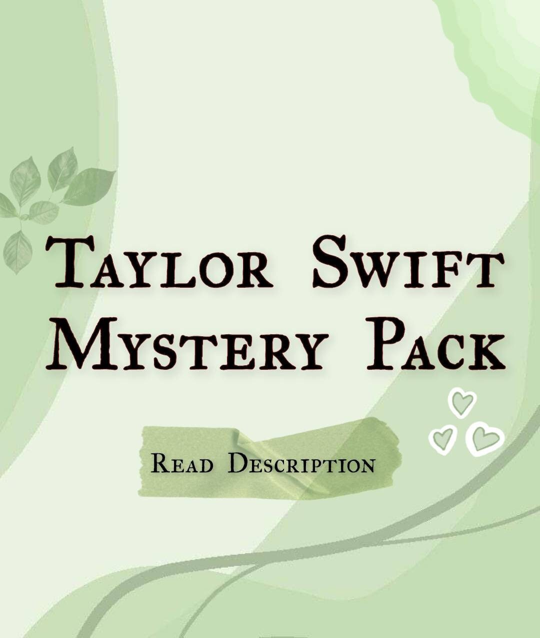 Taylor Swift Mystery Box Mystery Pack Taylor Swift Gift - Etsy UK