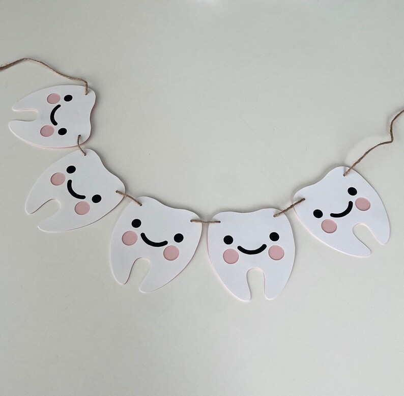 Tooth Banner Smiling Tooth Banner First Tooth Banner | Etsy