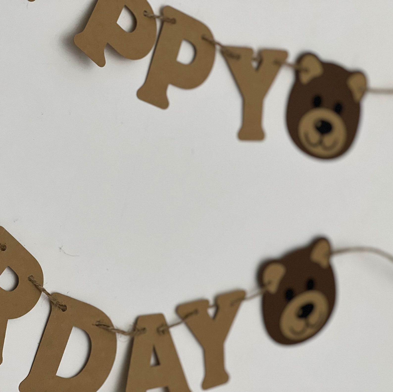 Bear Banner Teddy Bear Banner Bear Birthday Banner Teddy - Etsy
